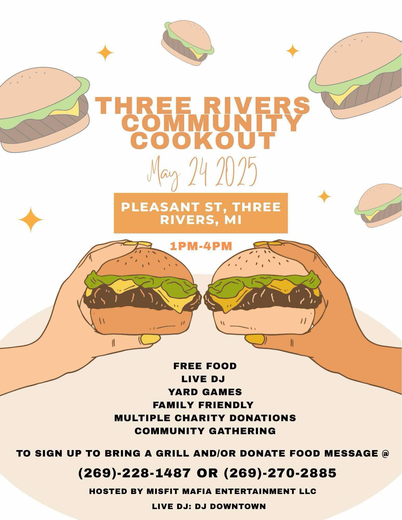 Community cookout in Three Rivers aims to unite and uplift residents ...